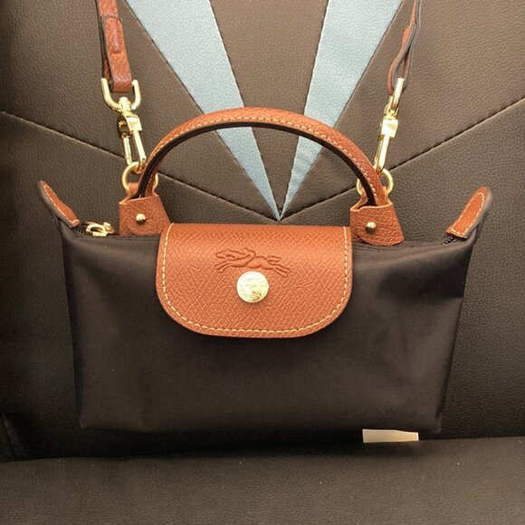 Longchamp | Bags | Longchamp Black Mini Crossbody Bag | Poshmark